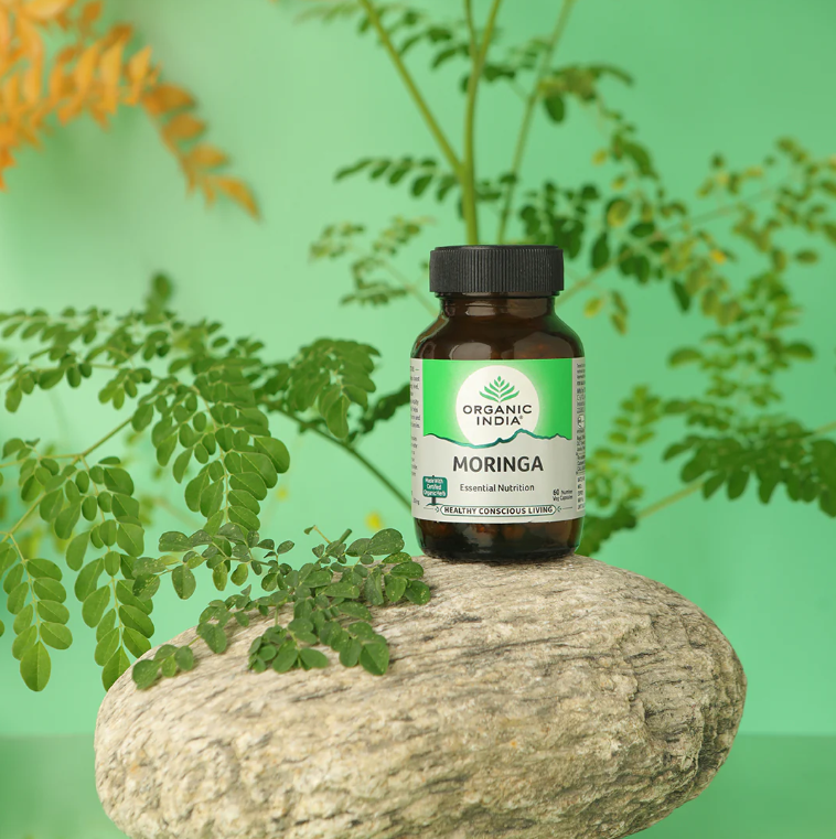 Organic India Moringa Essential Nutrition - 60 Capsules | Buy Indian Products Online ...